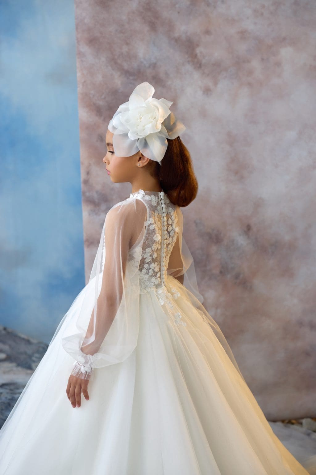 Girls Holy Communion Cape - Sandra